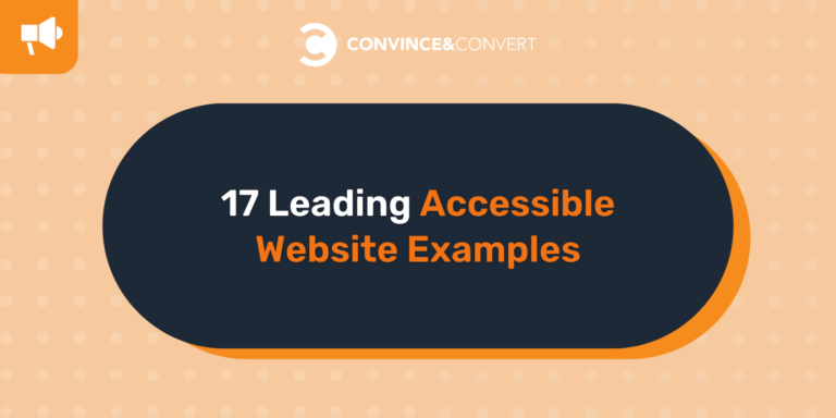 17 Leading Accessible Website Examples | Convince & Convert